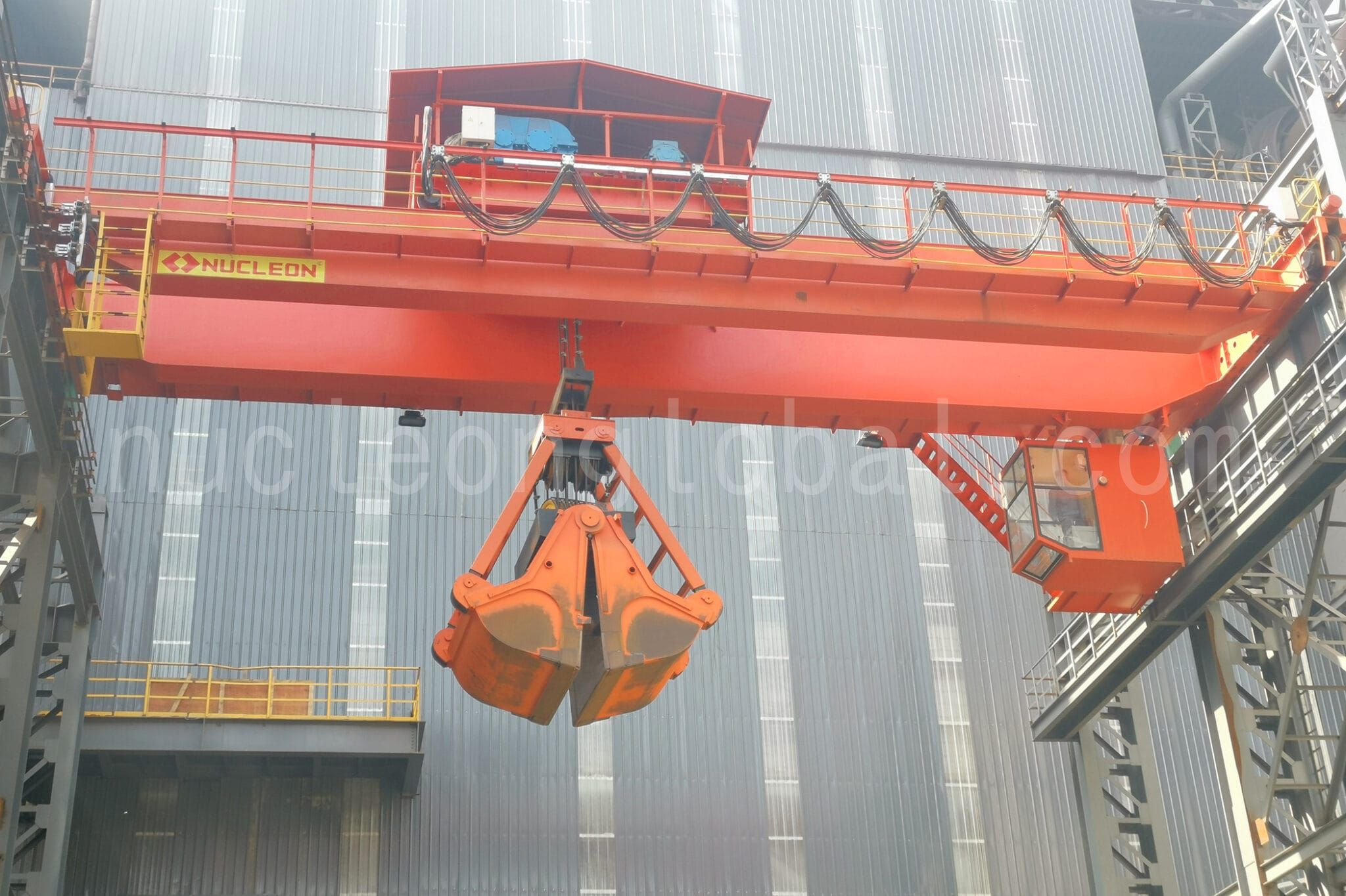 20 Years Grab Overhead Cranes Manufacturer in China | NUCLEON CRANE