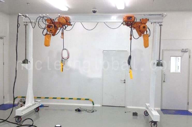 18 Years Portable Gantry Crane for Class 100 Clean Rooms(GMP workshop ...