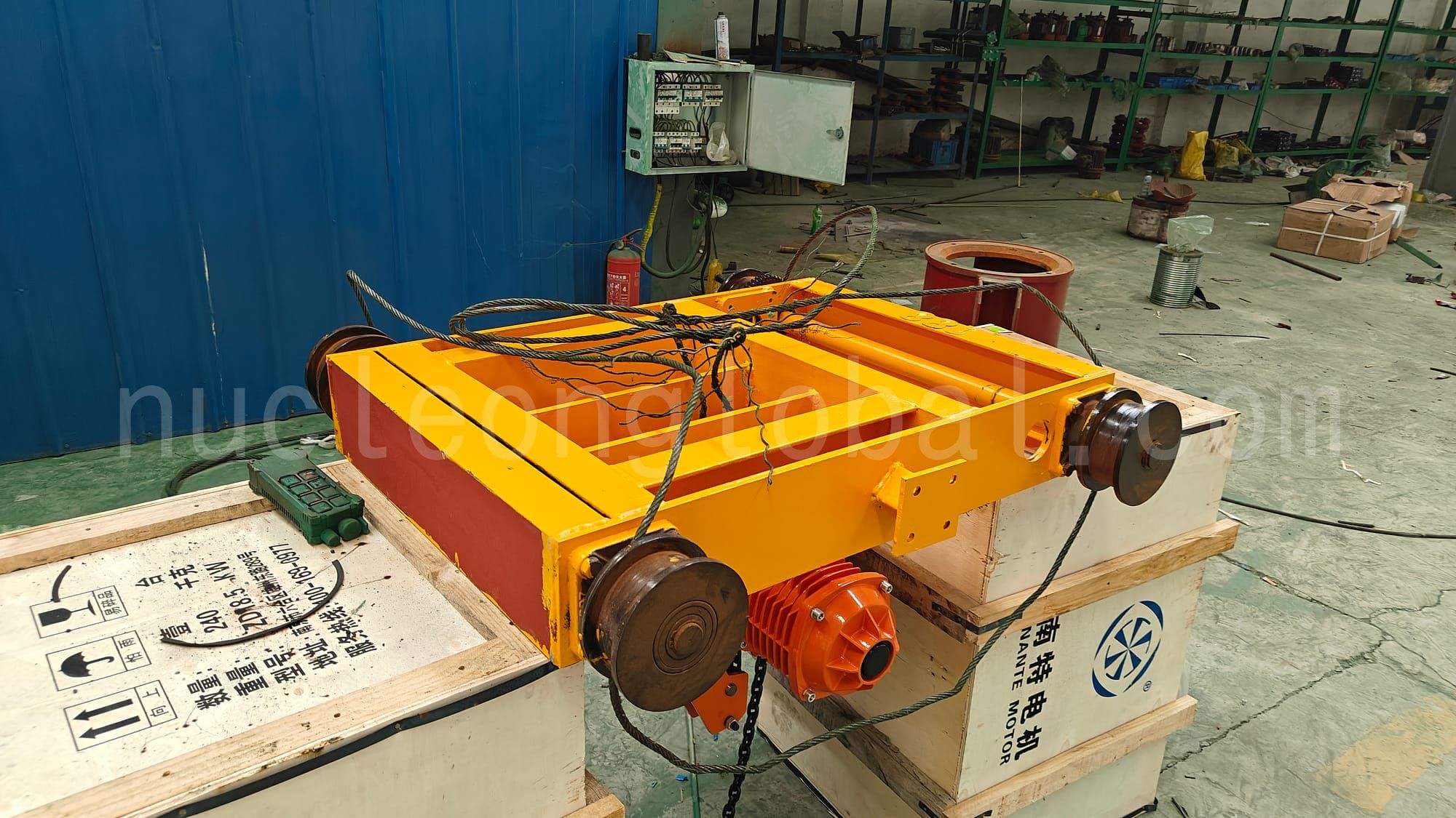 Double Girder Overhead Crane Delivery to Peru | NUCLEON CRANE