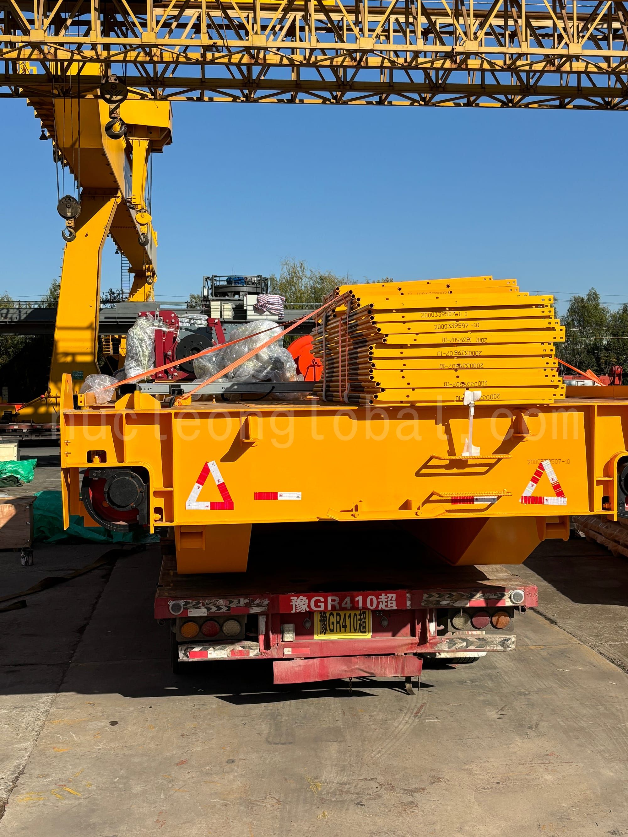 37 Ton Double Girder Container Gantry Crane Delivered to Brazil ...