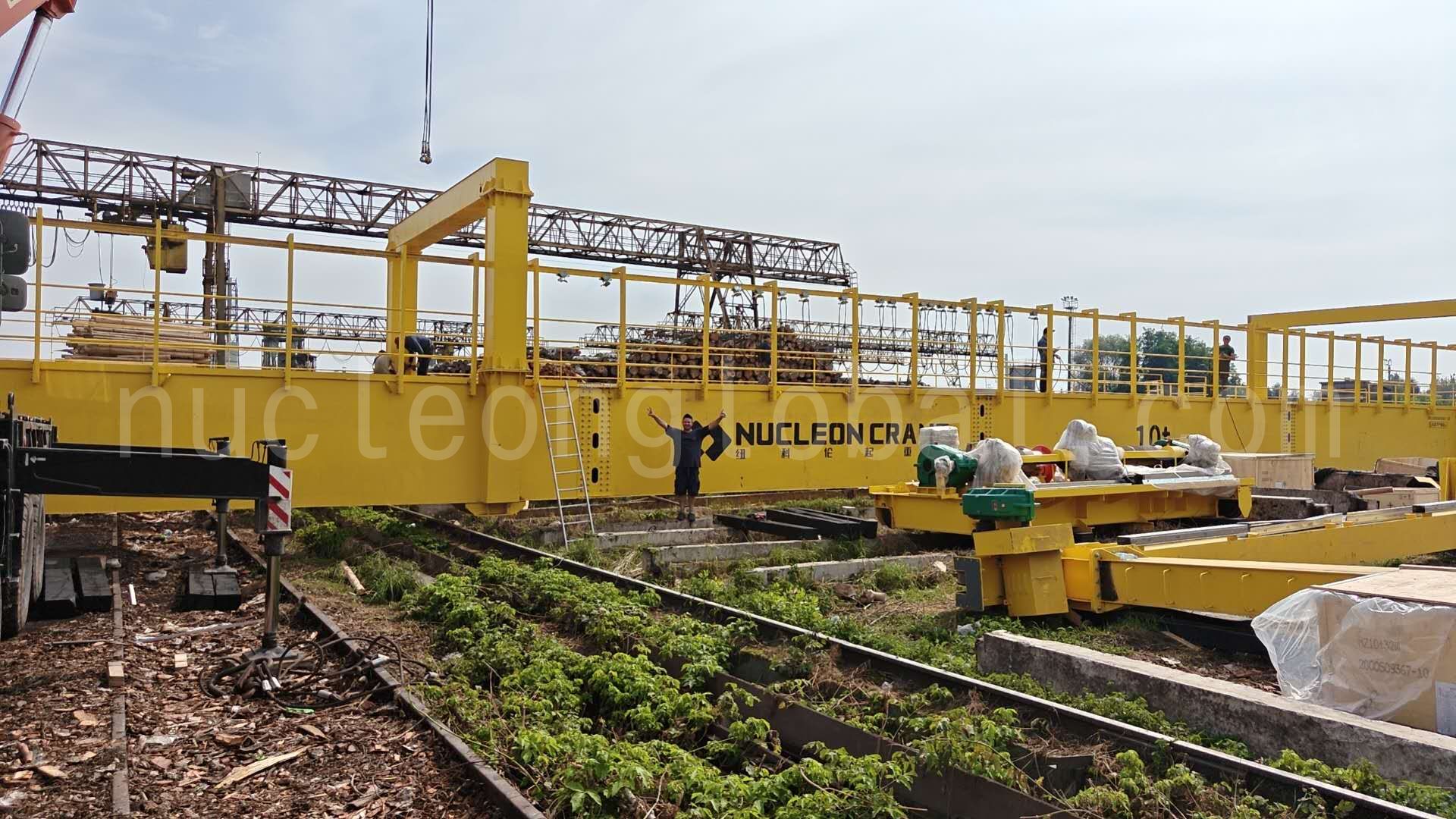 10T Double Girder Gantry Crane Installed in Ukraine | NUCLEON CRANE
