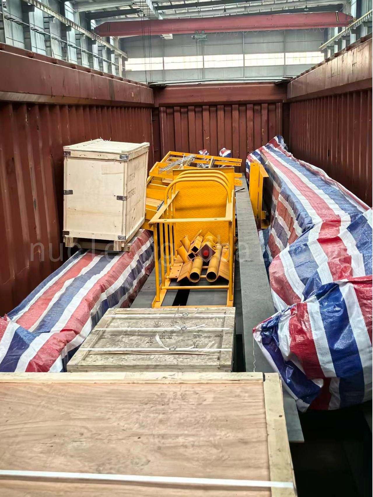 10T NLH European Double Girder Overhead Crane Shipped to Peru | NUCLEON ...